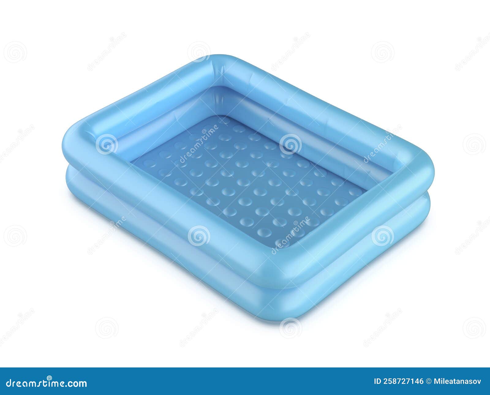 Empty inflatable pool stock photo. Illustration of small - 258727146