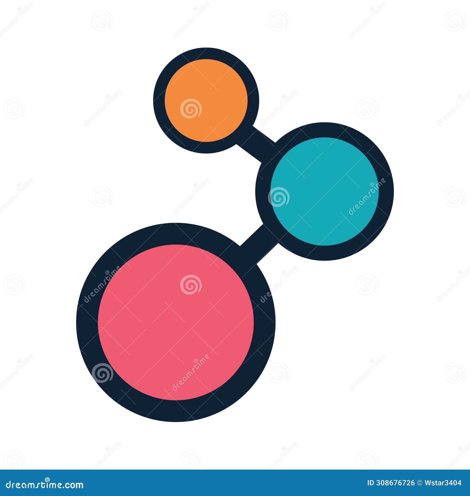 Empty Infographic Circle Step Structure Stock Vector - Illustration of ...