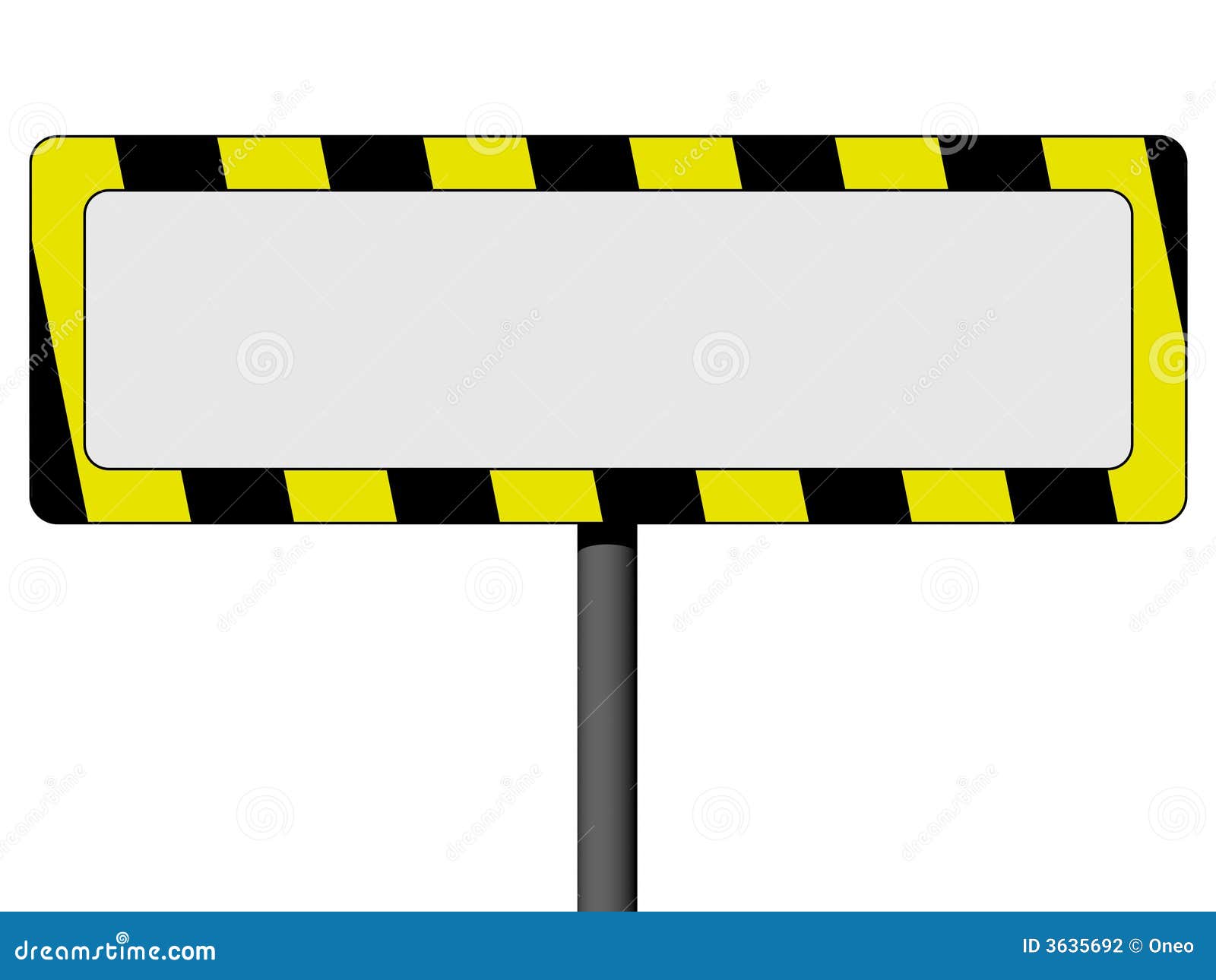 Empty information sign stock illustration. Illustration of blank - 3635692