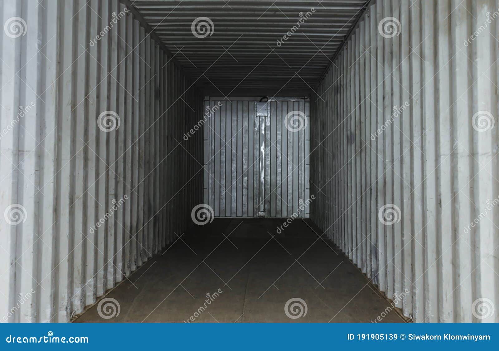 Empty Inside Container for Business Logistic and Transport by Truck ...