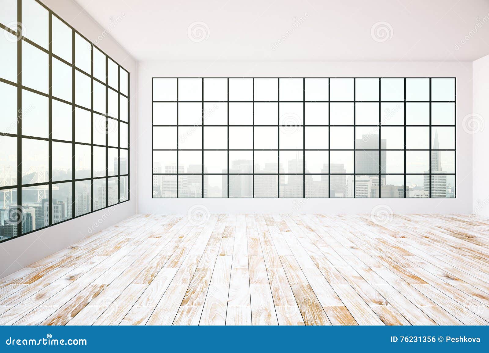 Empty interior stock illustration. Illustration of architecture - 76231356