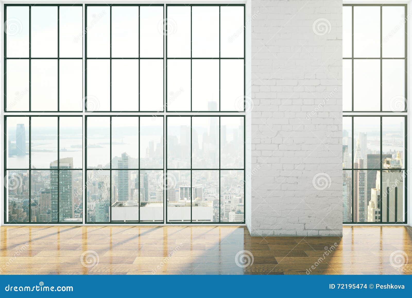 Empty interior stock illustration. Illustration of minimalistic - 72195474