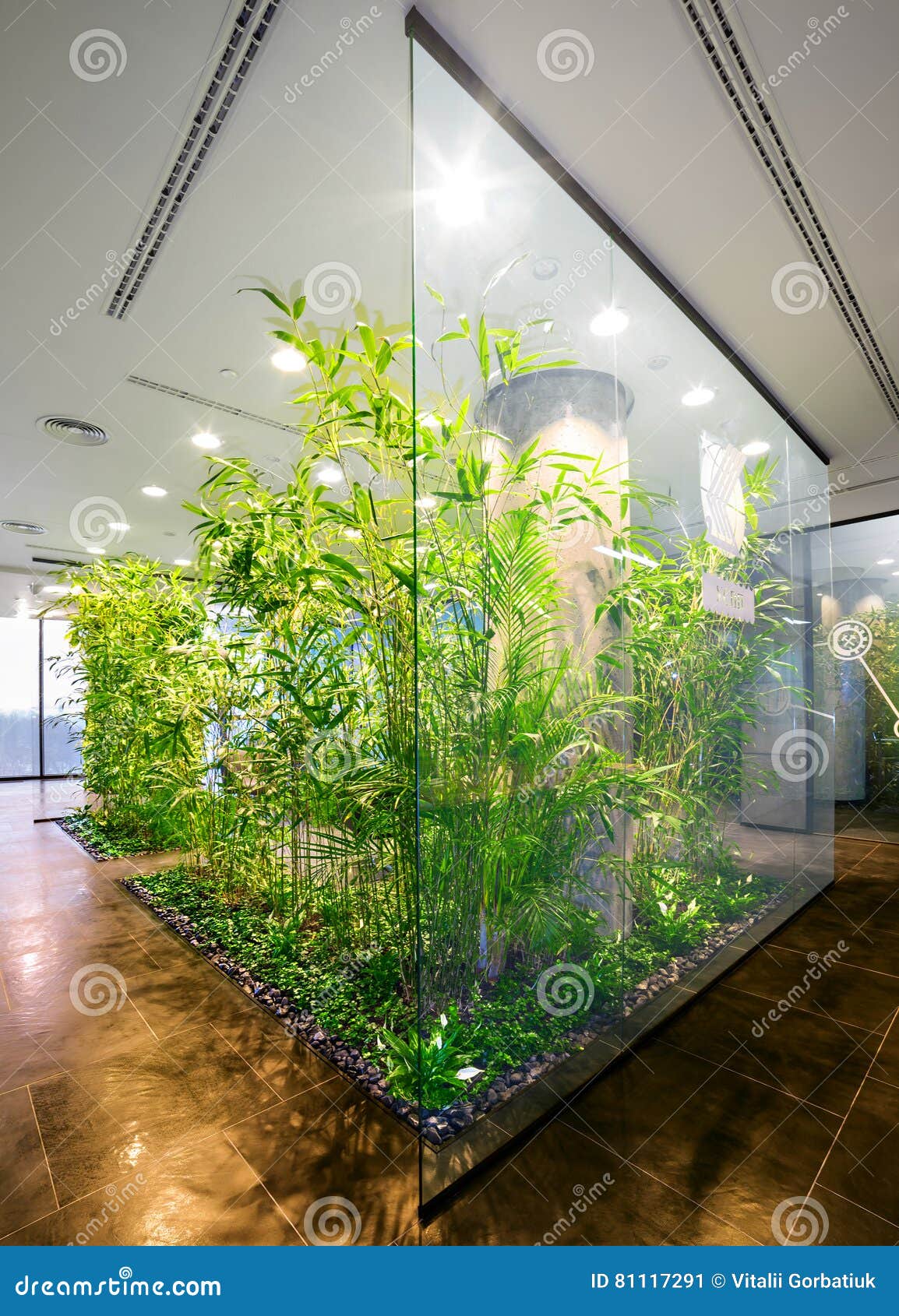 Empty Interior of Modern Design Office Editorial Photo - Image of hall ...