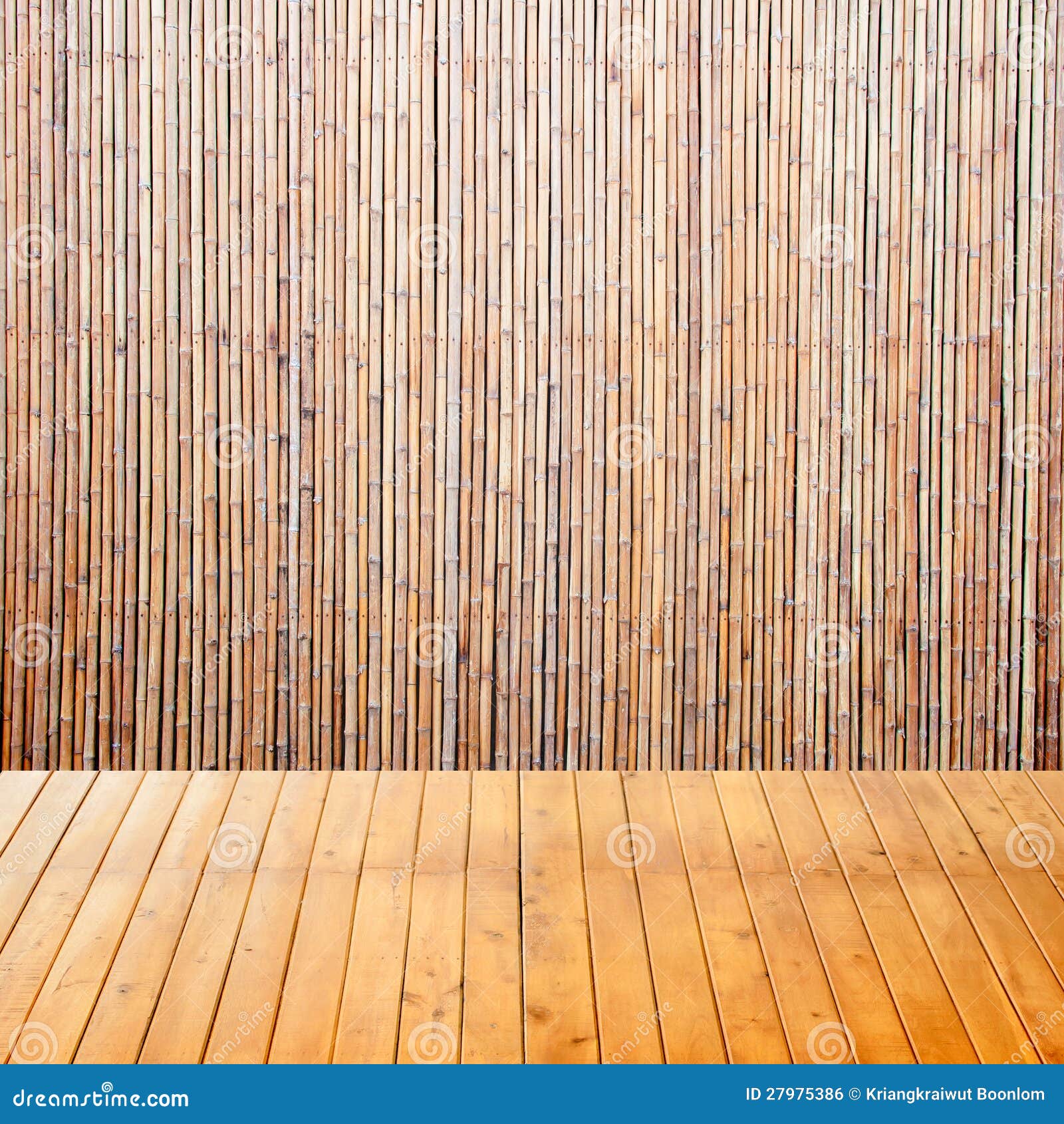 Empty Interior Room with Chinese Bamboo Background Stock Photo - Image ...