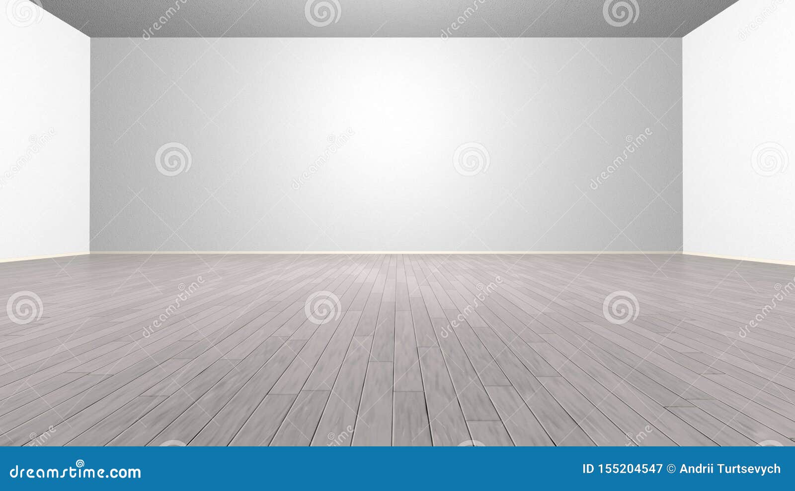 Empty Interior with White Wall Stock Illustration - Illustration of ...