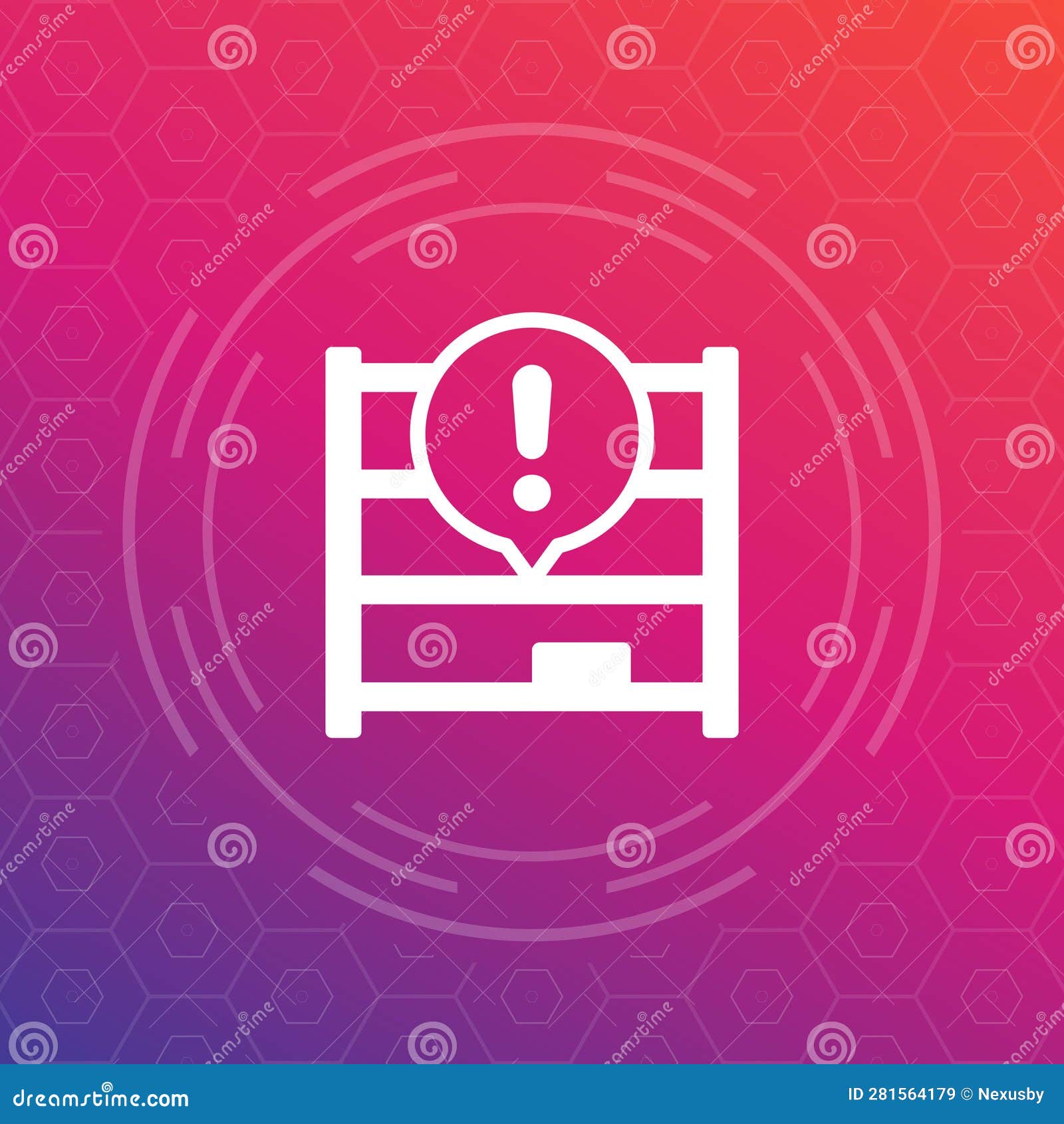 Empty Inventory or Supply Shortage Vector Icon Stock Vector ...