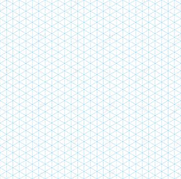 Empty Isometric Grid Seamless Pattern Stock Vector - Illustration of abstract, element: 62269085