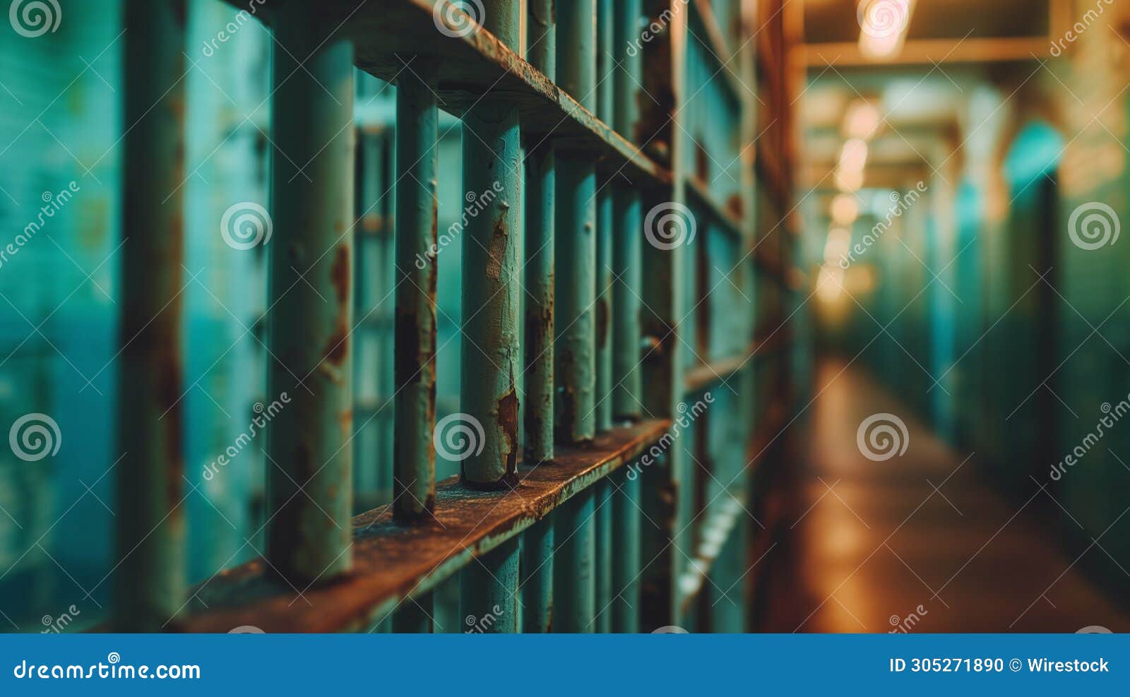 Empty Jail Cell With An Open Door, AI-generated. Royalty-Free Stock ...