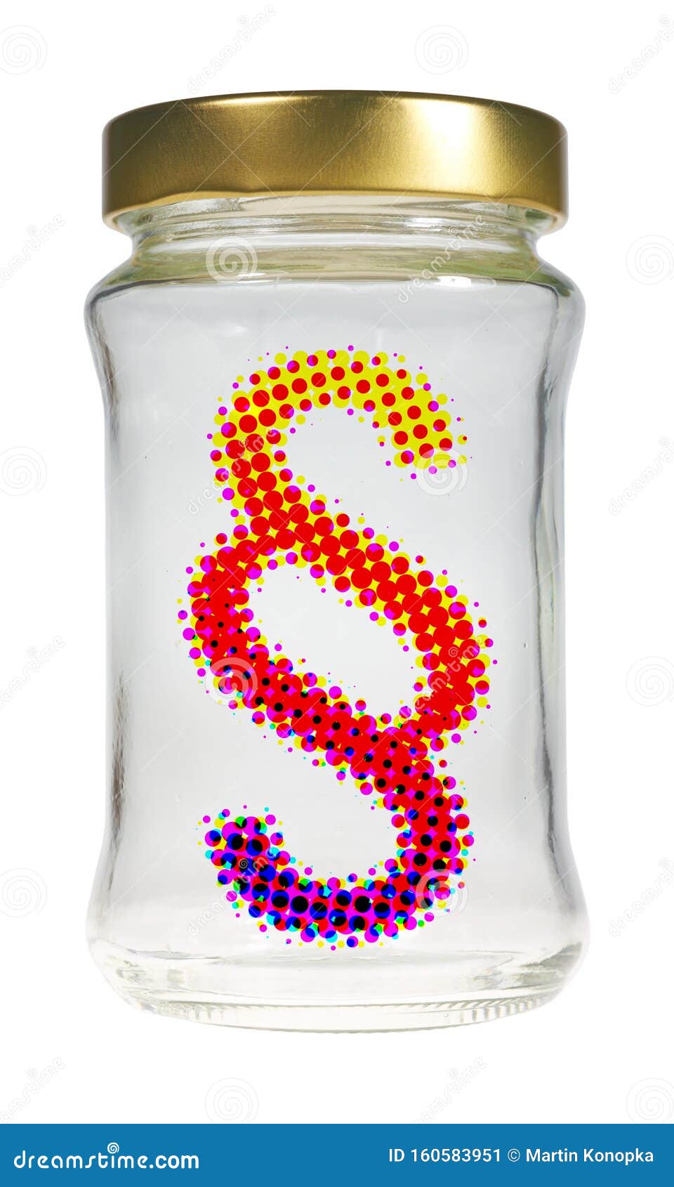 Jam jar stock image. Image of clear, container, grid - 160583951