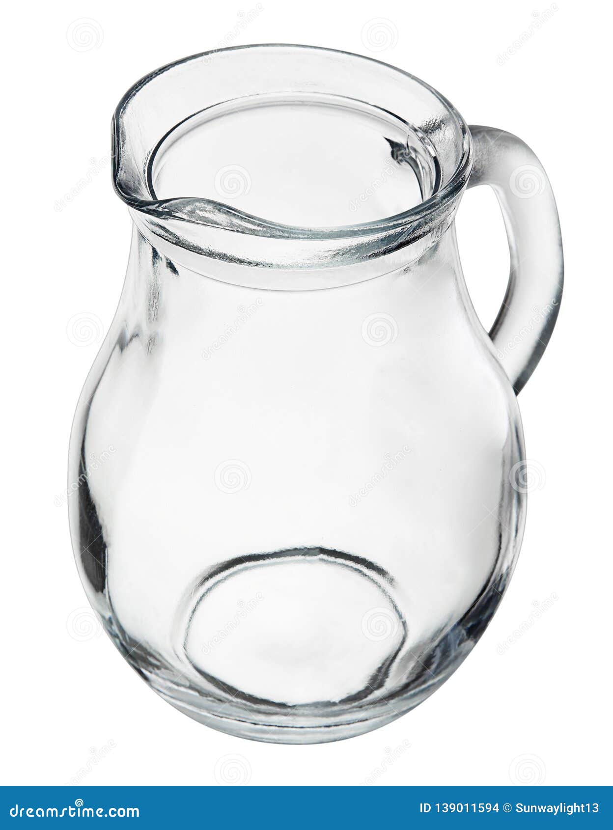 Empty Jug Isolated on White Background Stock Photo - Image of kitchen ...