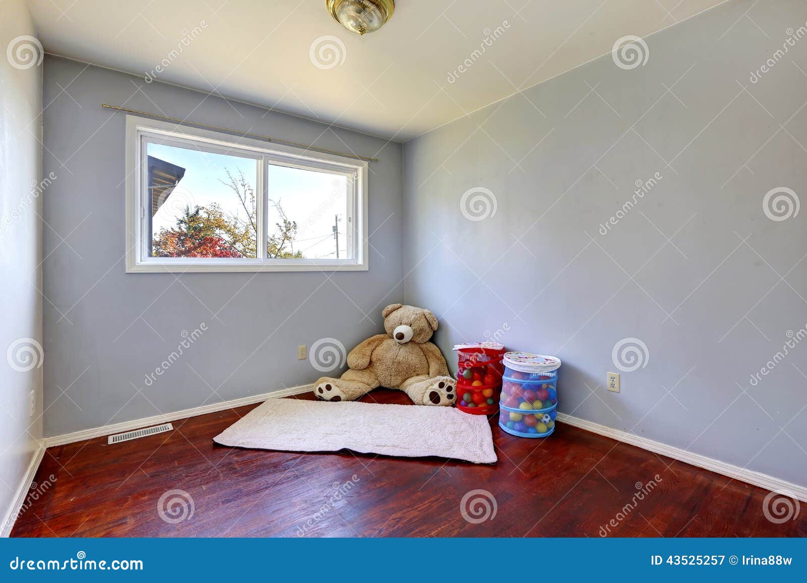Empty kids room with toys stock image. Image of idea - 43525257
