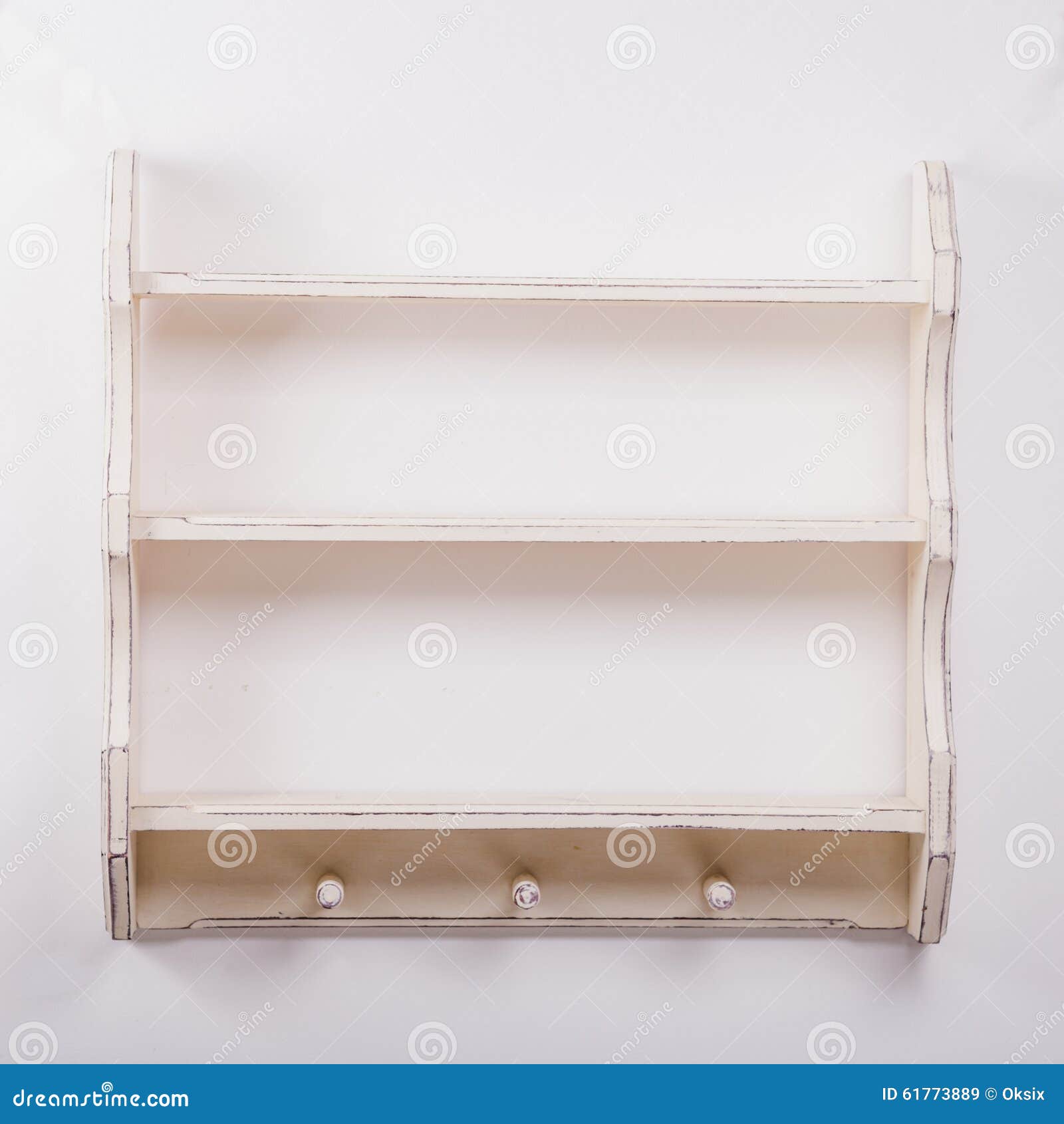 Empty kitchen shelf stock image. Image of rack, kitchen - 61773889