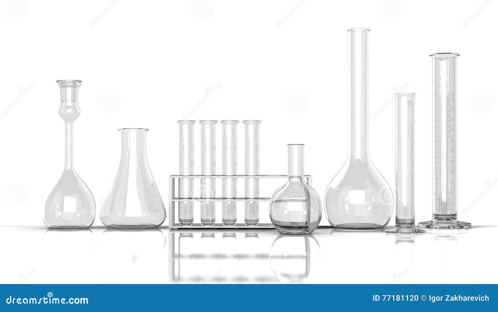 Graduated Cylinders Vector Illustration | CartoonDealer.com #89173476