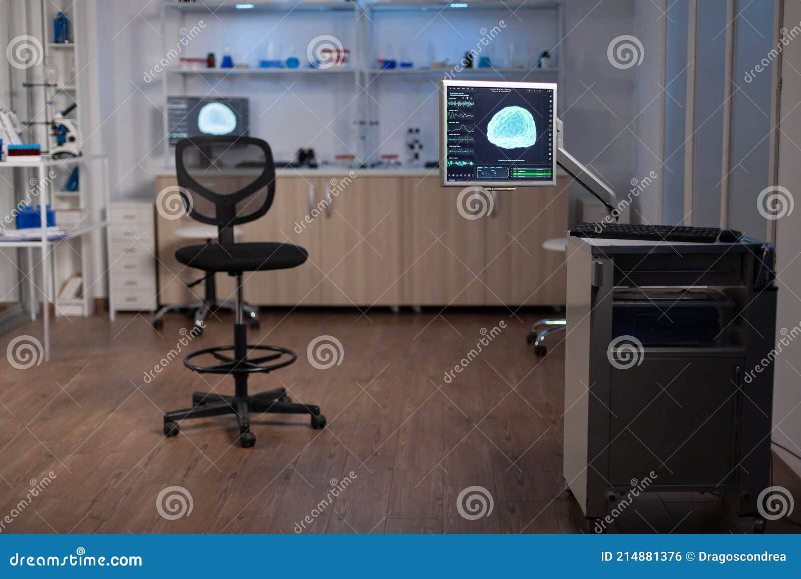 Empty Laboratory Modernly Equipped with Nobody in it Stock Photo ...