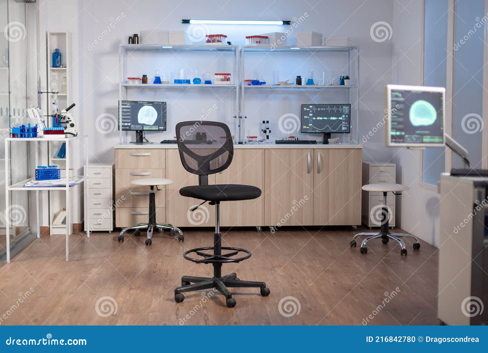 Empty Laboratory Modernly Equipped with Nobody in it Stock Photo ...