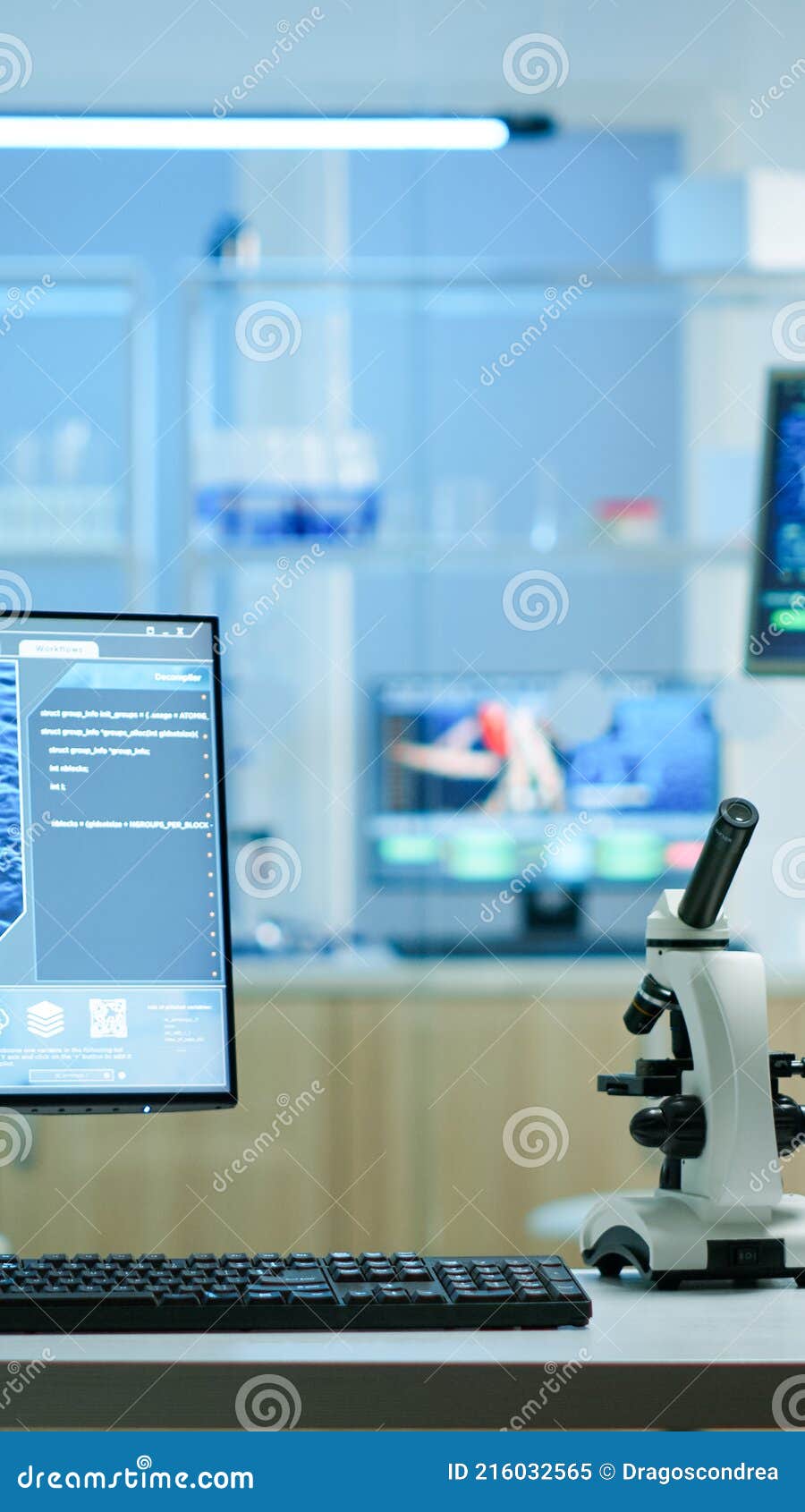 Empty Laboratory Modernly Equipped with Nobody in it Stock Image ...