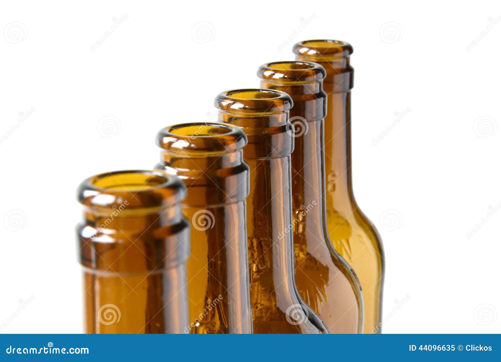 Empty lager beer bottles stock image. Image of drink - 44096635