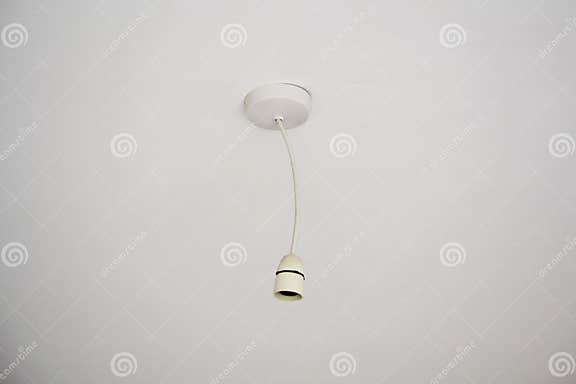Empty lamp holder stock image. Image of idea, power - 114059181