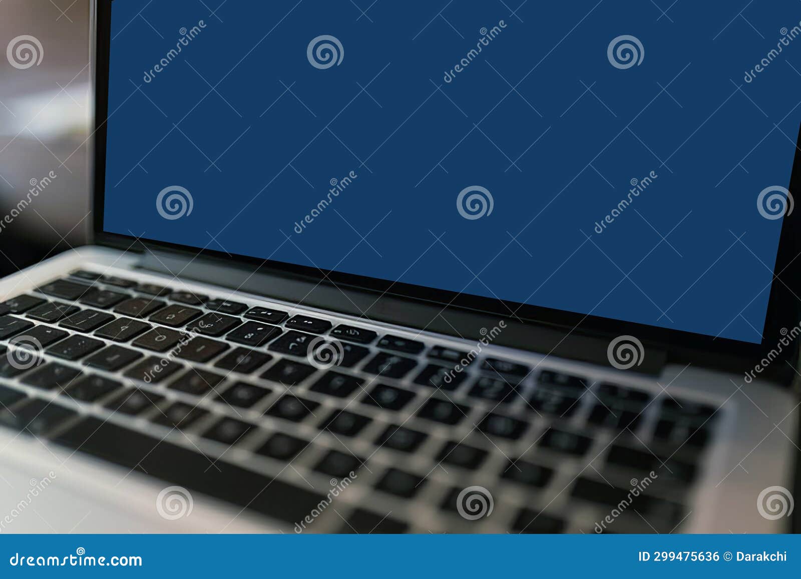 Empty Laptop Screen Mockup Template, Laptop Display Stock Photo - Image ...
