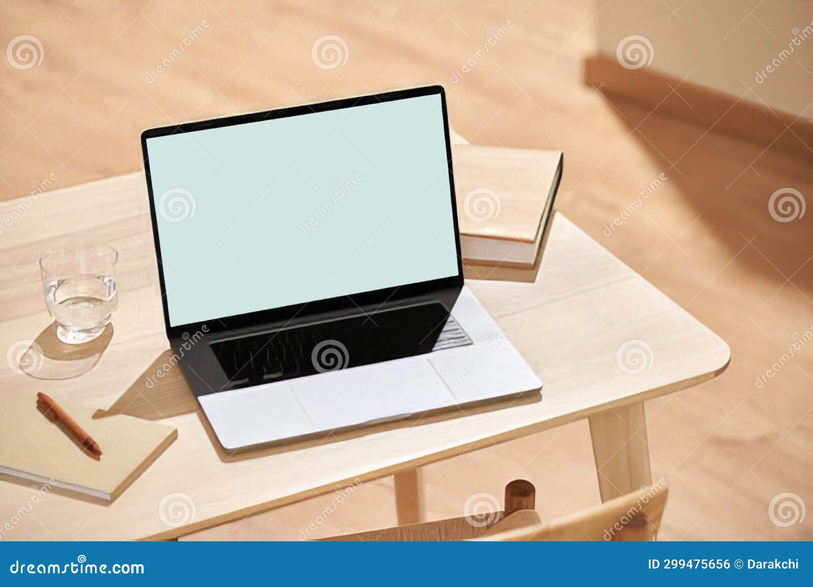 Empty Laptop Screen Mockup Template, Laptop Display Stock Photo - Image ...
