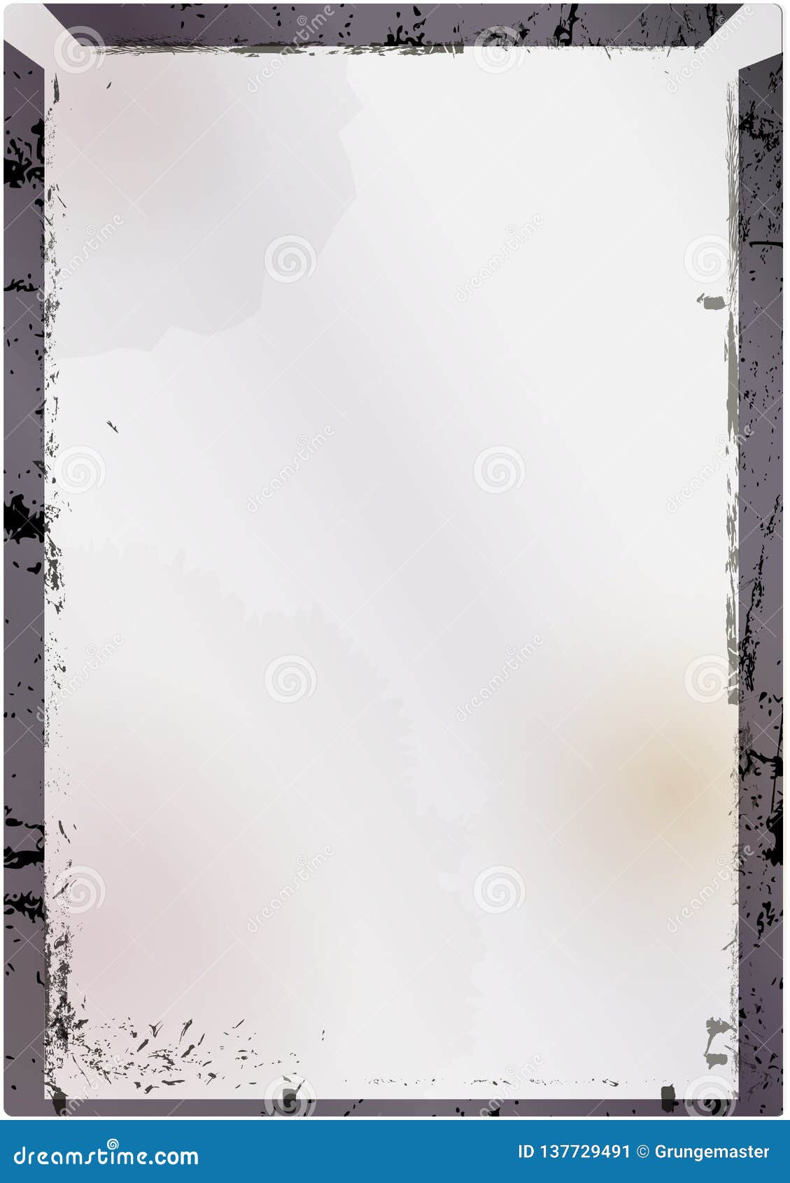 Empty Large Format Vintage Glass Negative or Picture Fram, Grunge Style ...