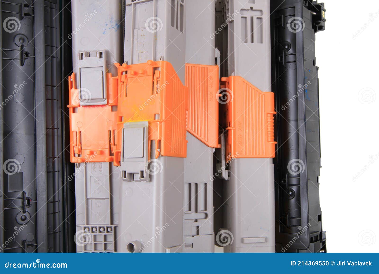 Empty Laser Toners Isolated Stock Photo - Image of cartridge, print ...