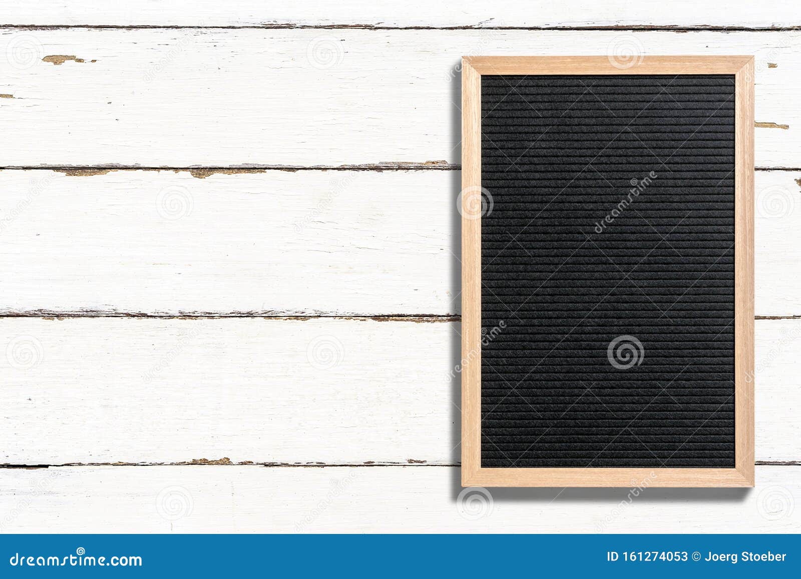 Empty Letter Board with Wooden Frame Stock Image - Image of home, blank ...