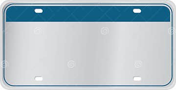 Empty License Plate stock vector. Illustration of graphics - 16139108