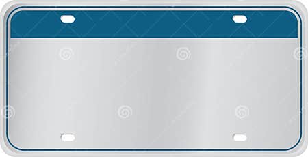 Empty License Plate stock vector. Illustration of graphics - 16139108