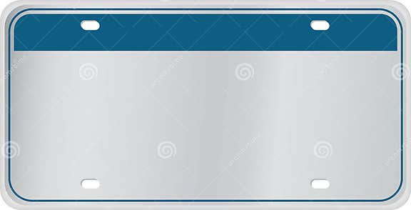 Empty License Plate stock vector. Illustration of graphics - 16139108