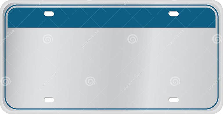 Empty License Plate stock vector. Illustration of graphics - 16139108
