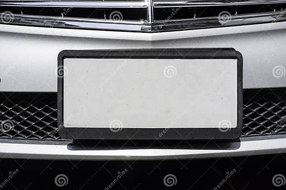 Empty License Plate stock photo. Image of trip, transportation - 35505412