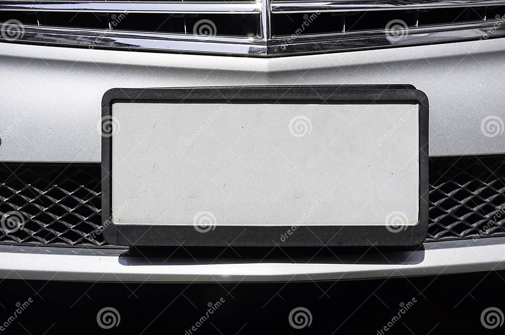 Empty License Plate stock photo. Image of trip, transportation - 35505412