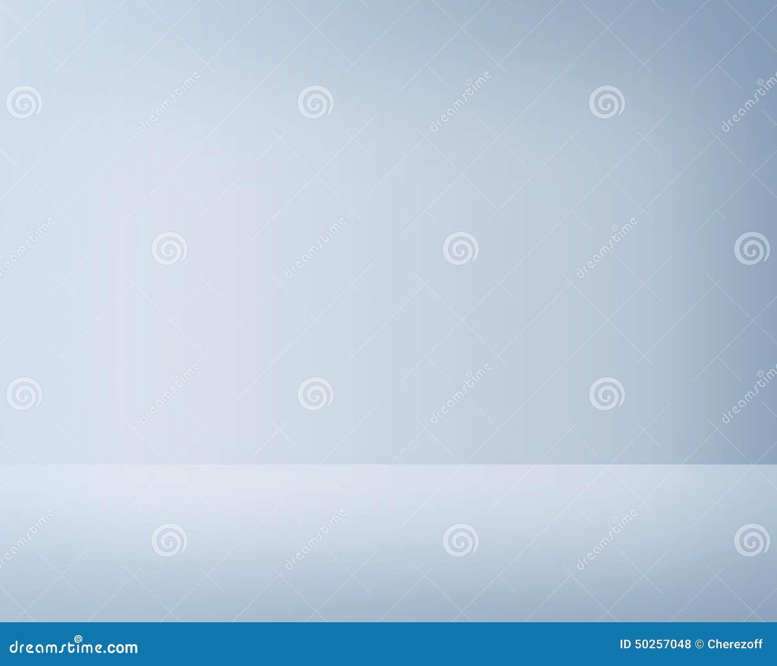 Empty Light Blue Studio Interior Stock Illustration - Illustration of ...