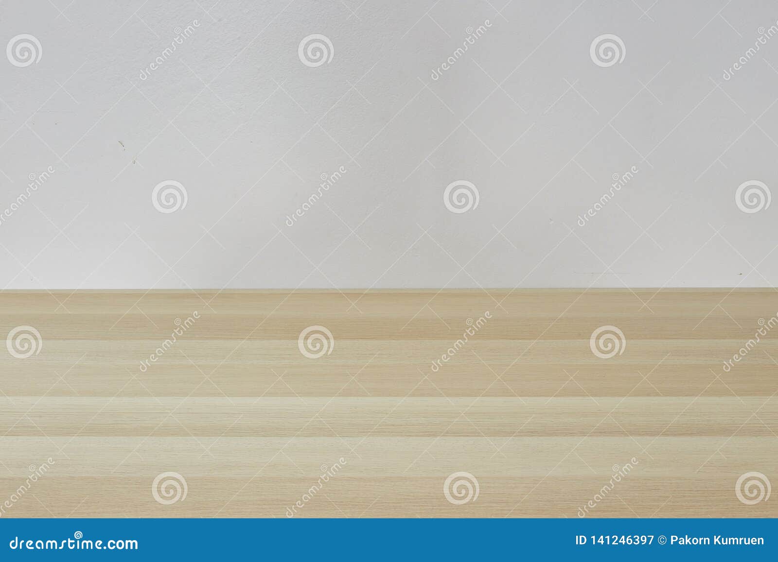 Empty Light Brown Table in White Room Stock Image - Image of abstract ...