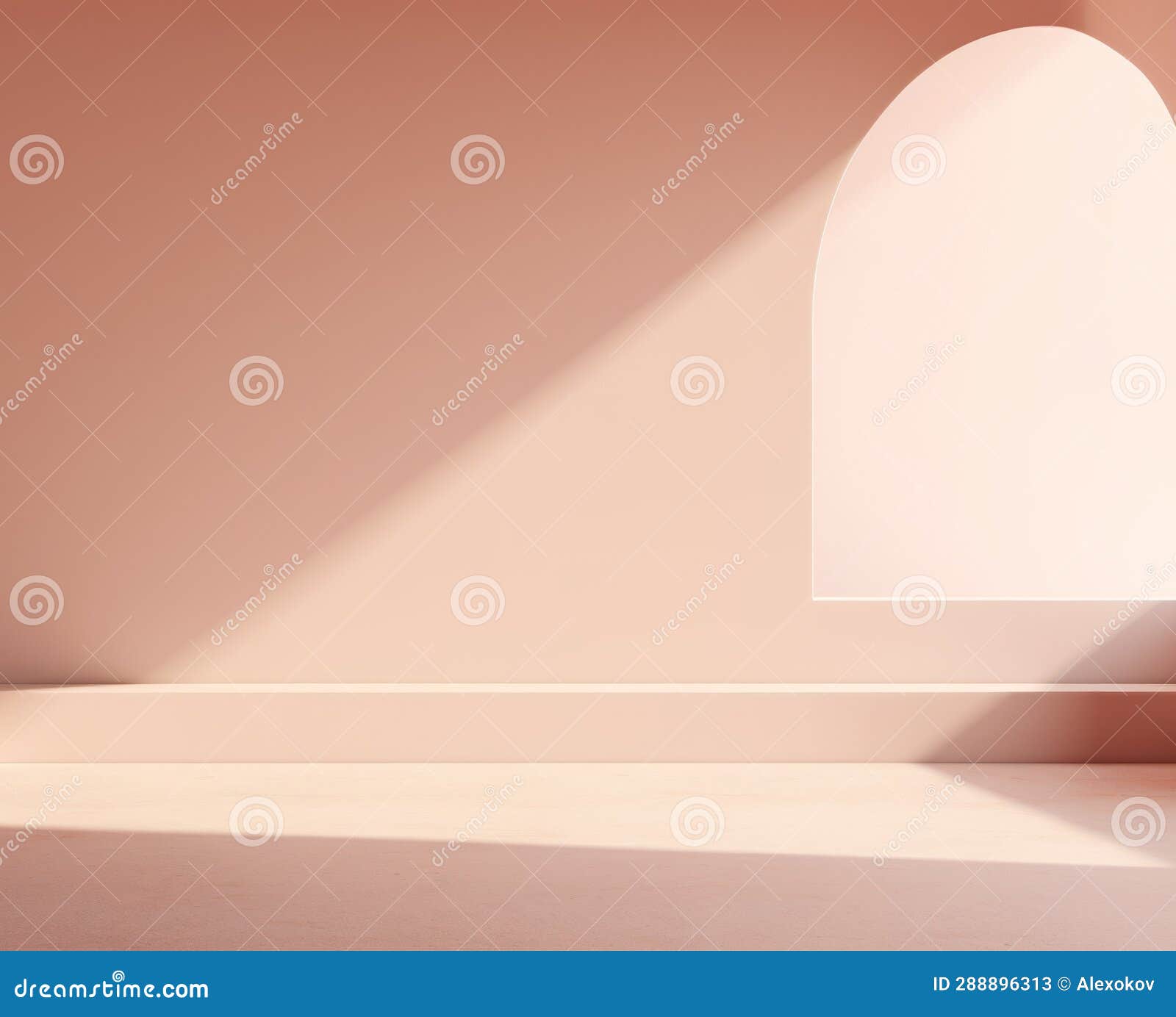 Empty Light Colour Studio Background with No Objects AI Generated Stock ...