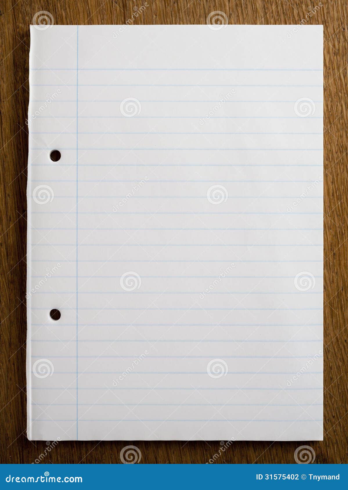 Empty Lined Paper stock photo. Image of open, drawing - 31575402