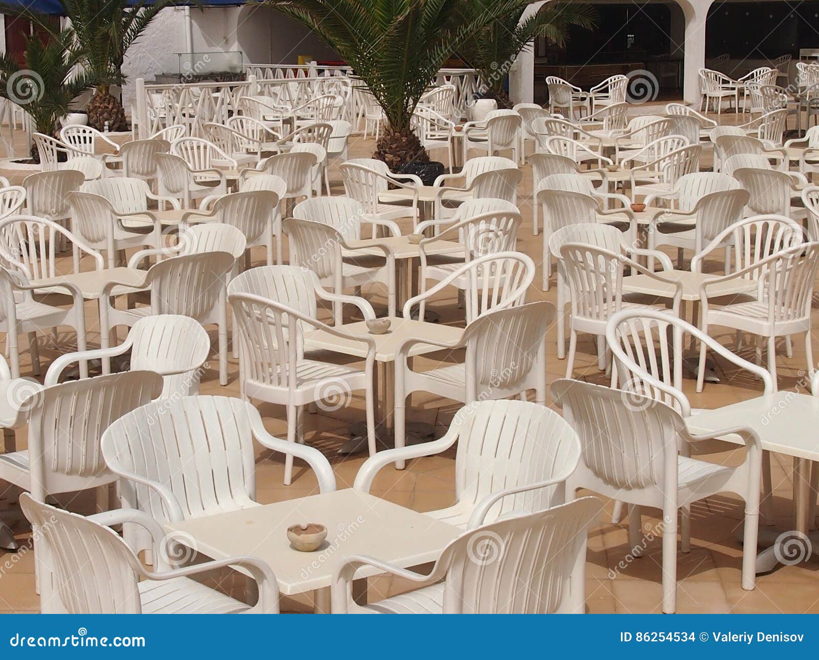 Empty little tables stock photo. Image of empty, client - 86254534