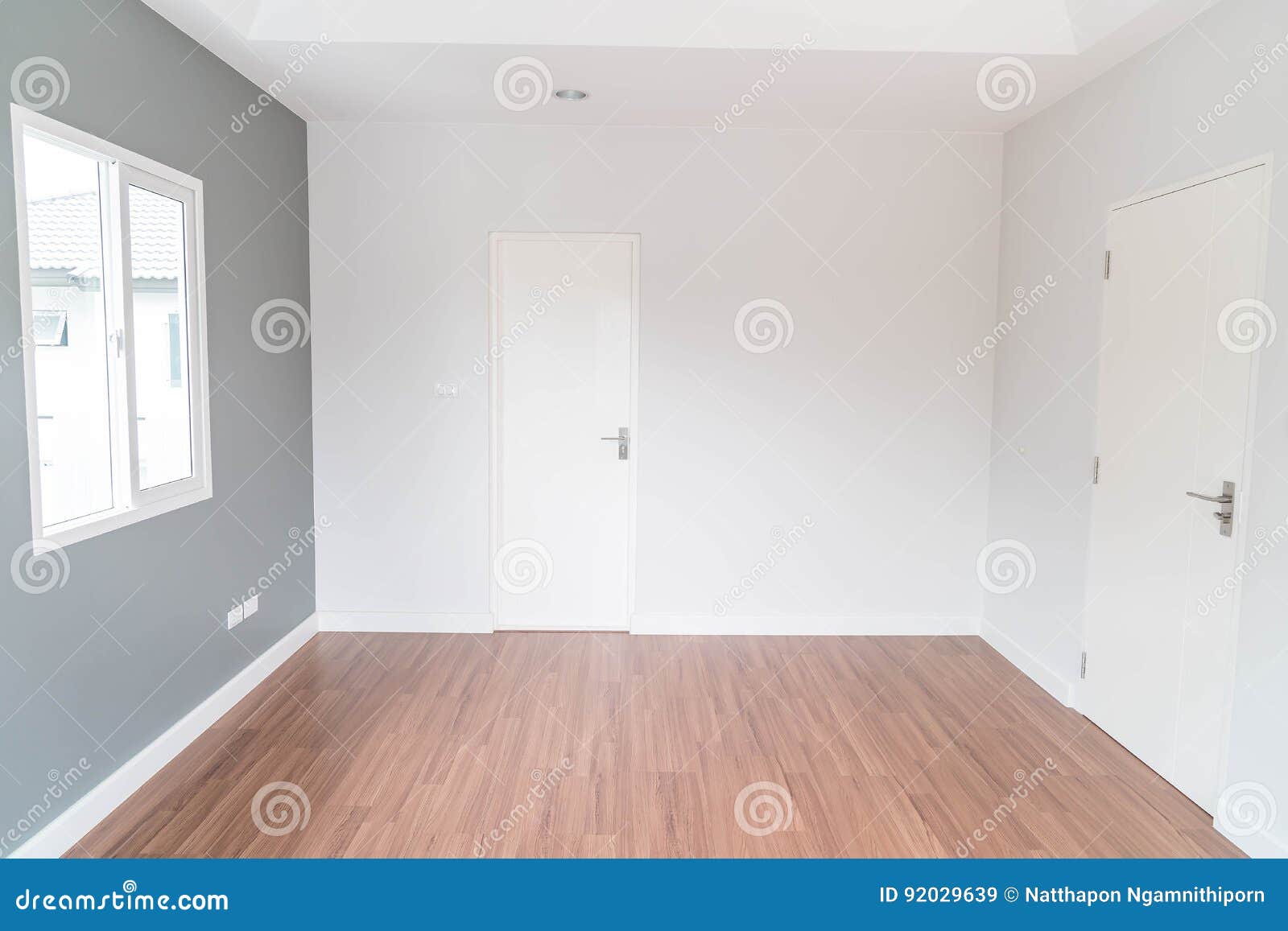 Empty Living Room Interior Background Stock Image - Image of ...