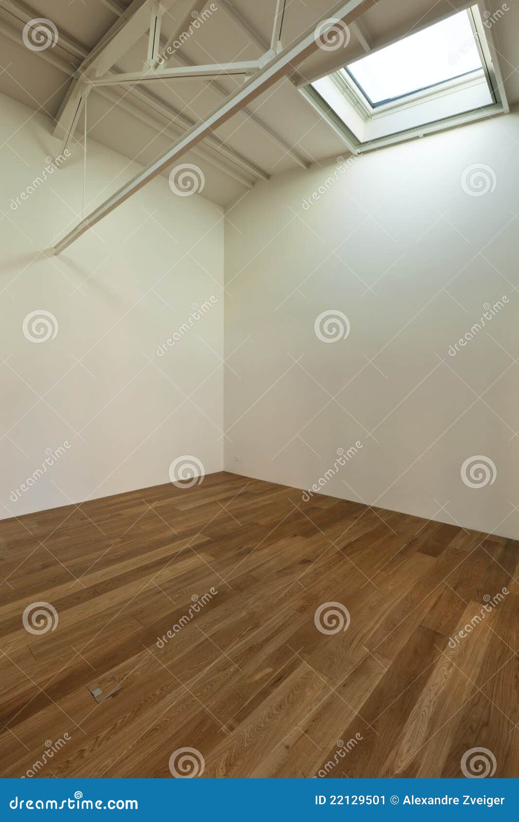 Empty loft stock image. Image of interior, empty, view - 22129501