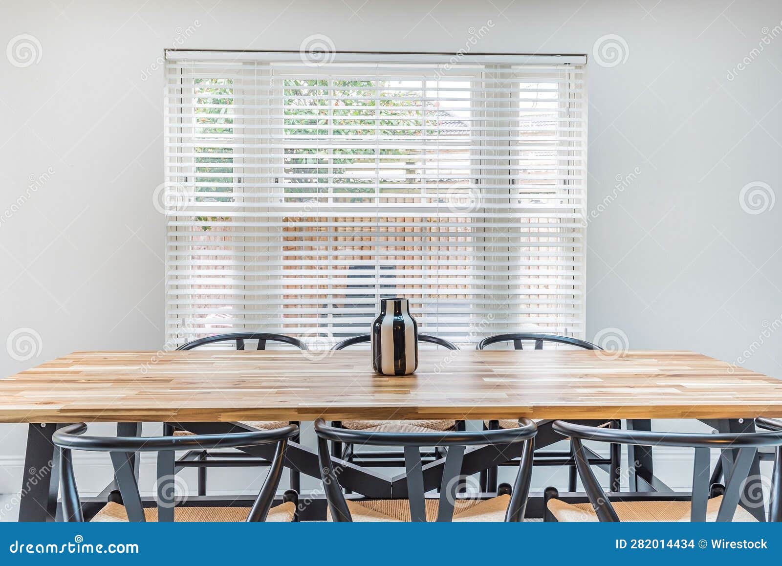Long Conference Table And Chairs . Before Conference In The Boardroom ...