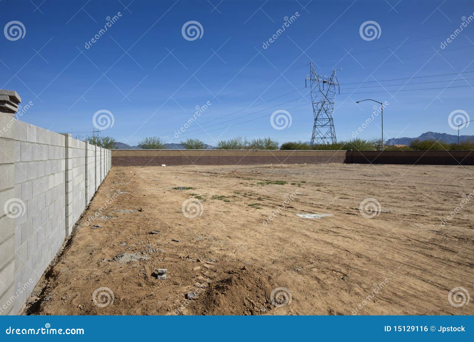 Empty Lot stock photo. Image of property, empty, dirt - 15129116