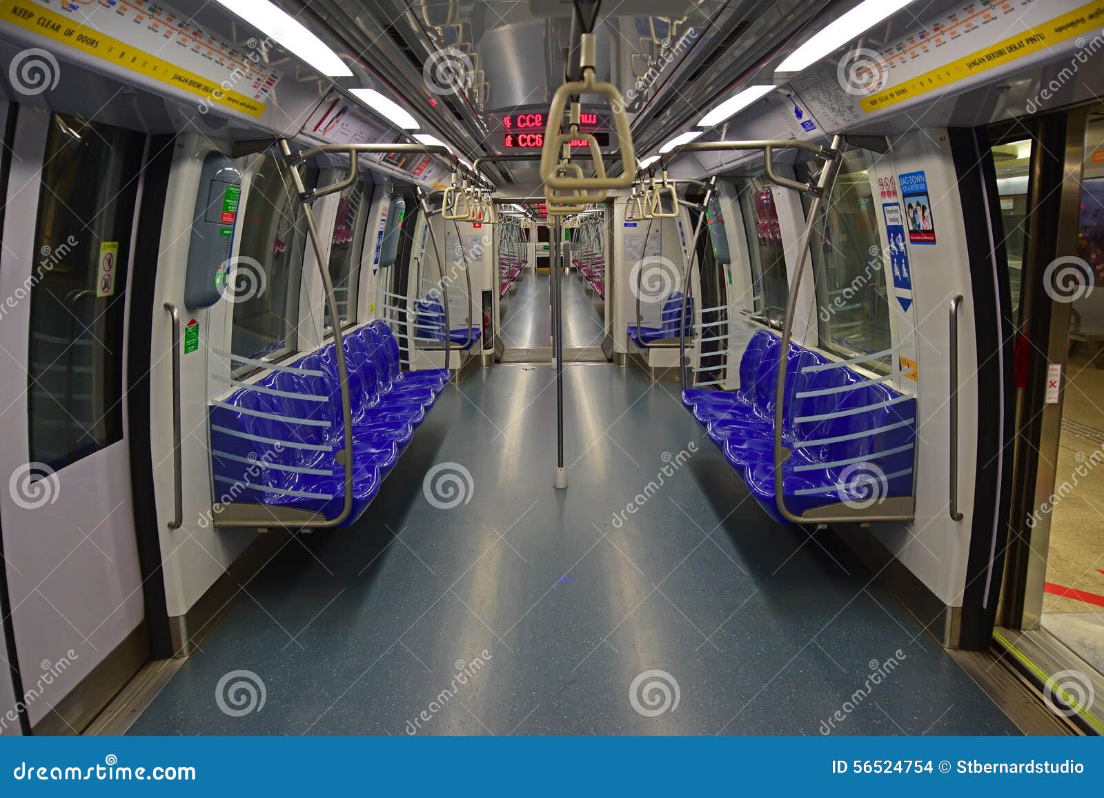 An Empty LRT or MRT without Passengers in Singapore Editorial Stock ... An Empty LRT or MRT without Passengers in Singapore Editorial Stock ...