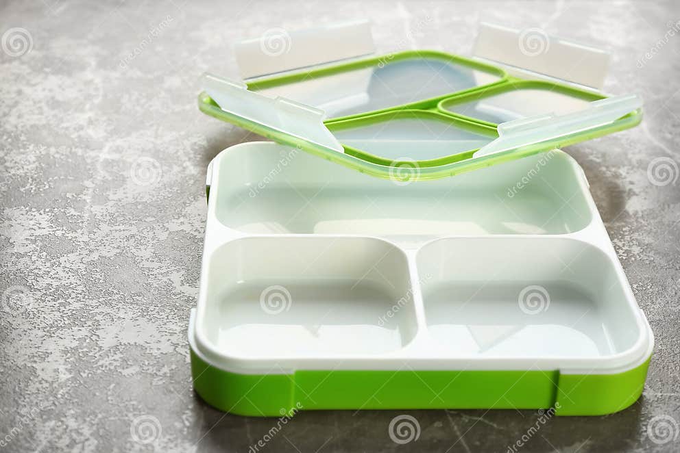 Empty lunch box stock image. Image of picnic, object - 114172089