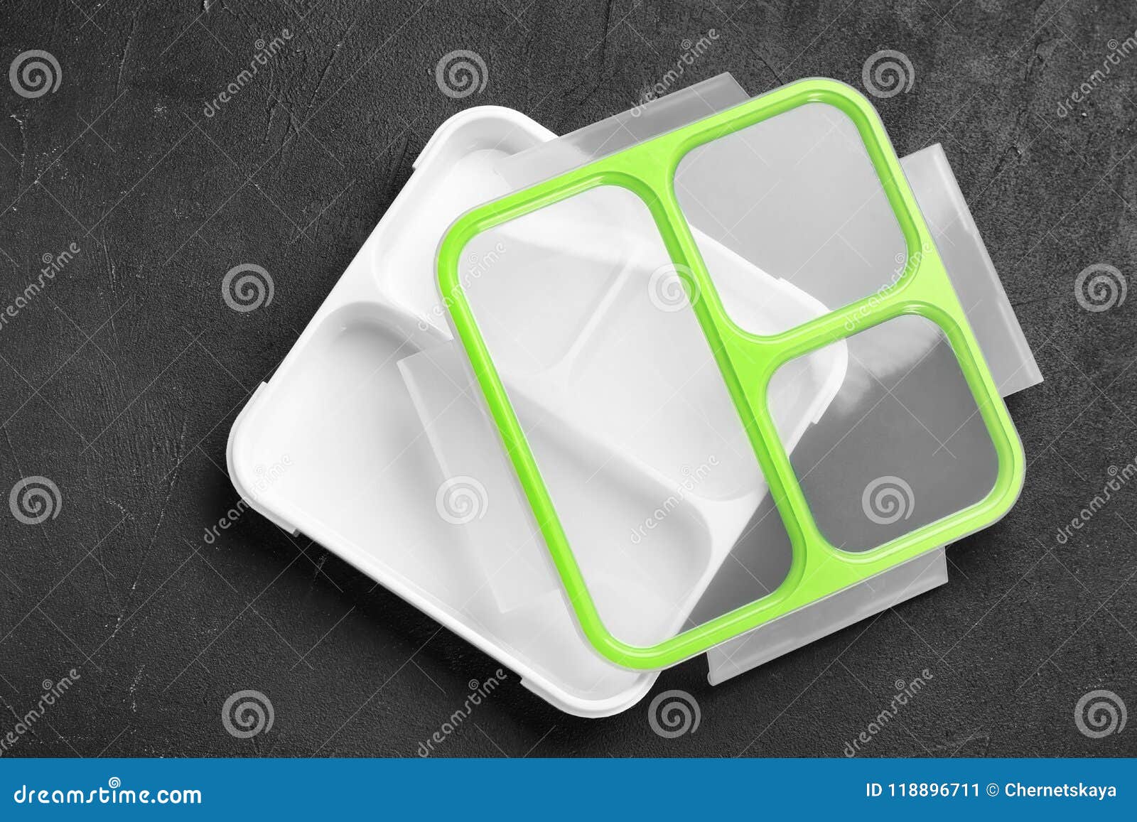 Empty lunch box on table stock image. Image of appetizing - 118896711