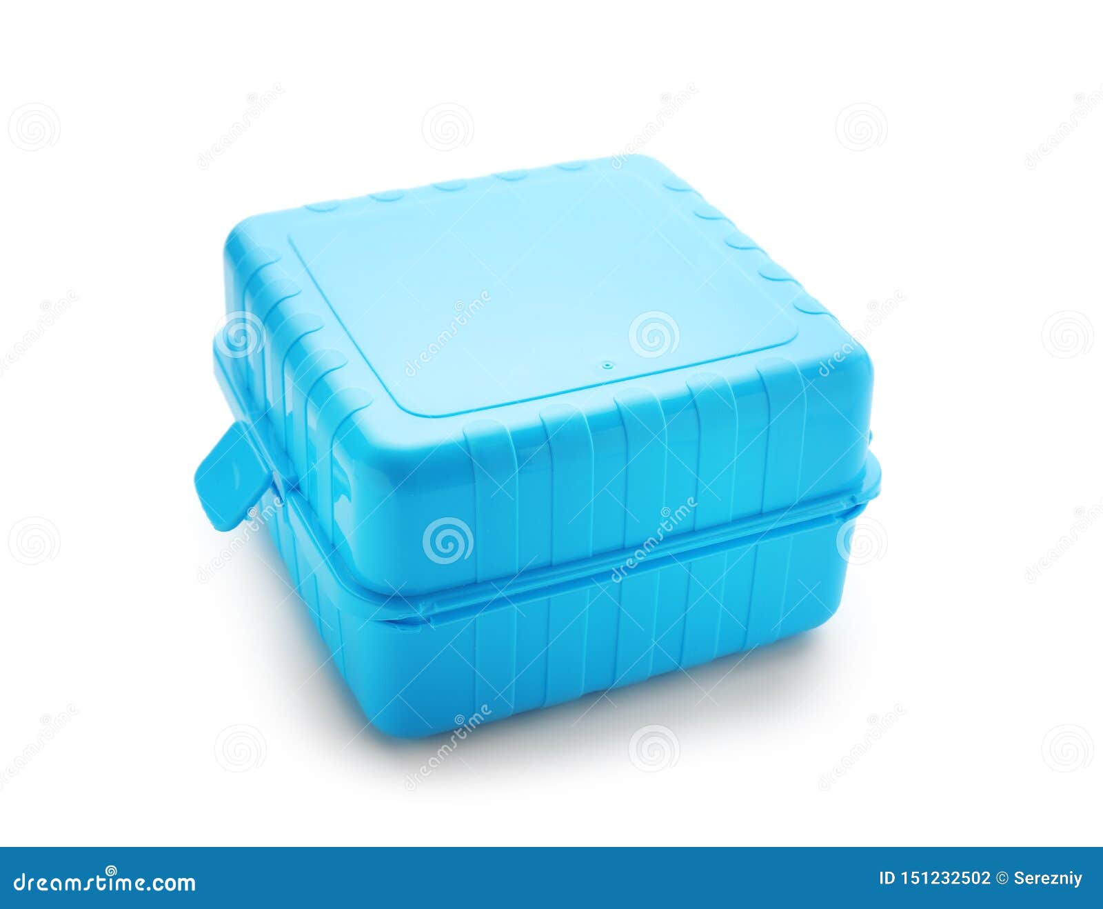 Empty Lunch Box on White Background Stock Photo - Image of empty, fresh ...
