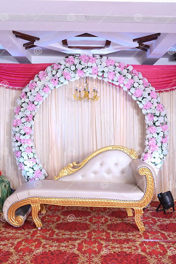 Luxurious Couch in a Wedding Stock Photo - Image of decoration, decor ...