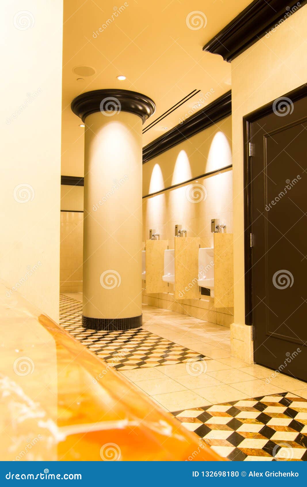 Empty Luxury Public Rest Room in a Hotel Stock Photo - Image of ...