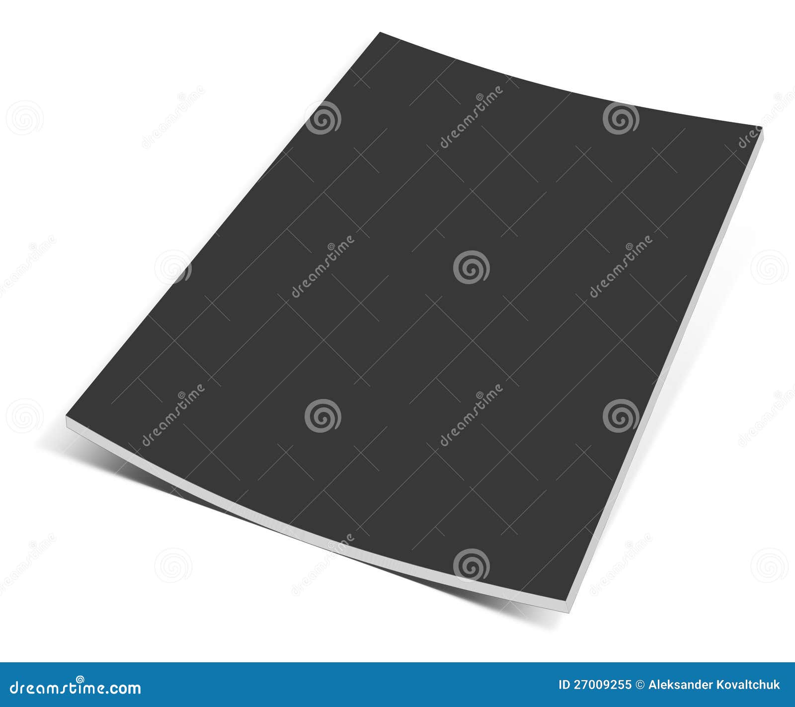 Empty magazine stock illustration. Illustration of spread - 27009255