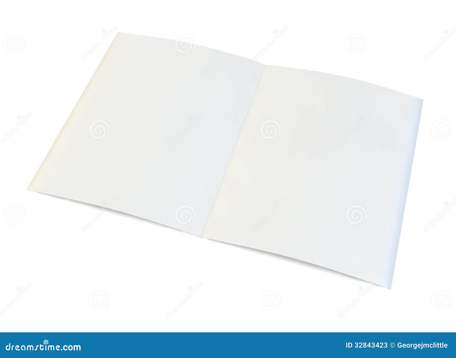 Empty magazine stock illustration. Illustration of document - 32843423